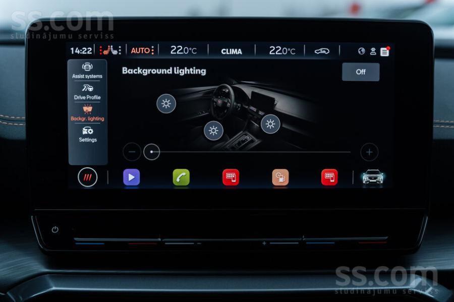 Черный Cupra Formentor 2024 в Рига, объемом двигателя 2.00 л и пробегом 36 тыс. км за 27500 €, фото 26 на AUTOMOTO.COM.LV