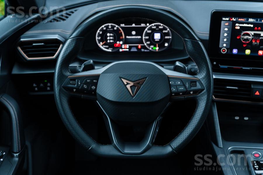 Черный Cupra Formentor 2024 в Рига, объемом двигателя 2.00 л и пробегом 36 тыс. км за 27500 €, фото 29 на AUTOMOTO.COM.LV