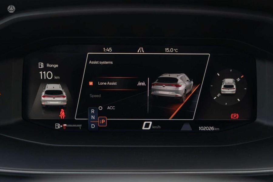Melns Cupra Formentor 2023 Viļņa, ar dzinēja tilpumu 1.50 L un nobraukumu 102 tūkst. km par 21000 €, foto 15 vietnē AUTOMOTO.COM.LV