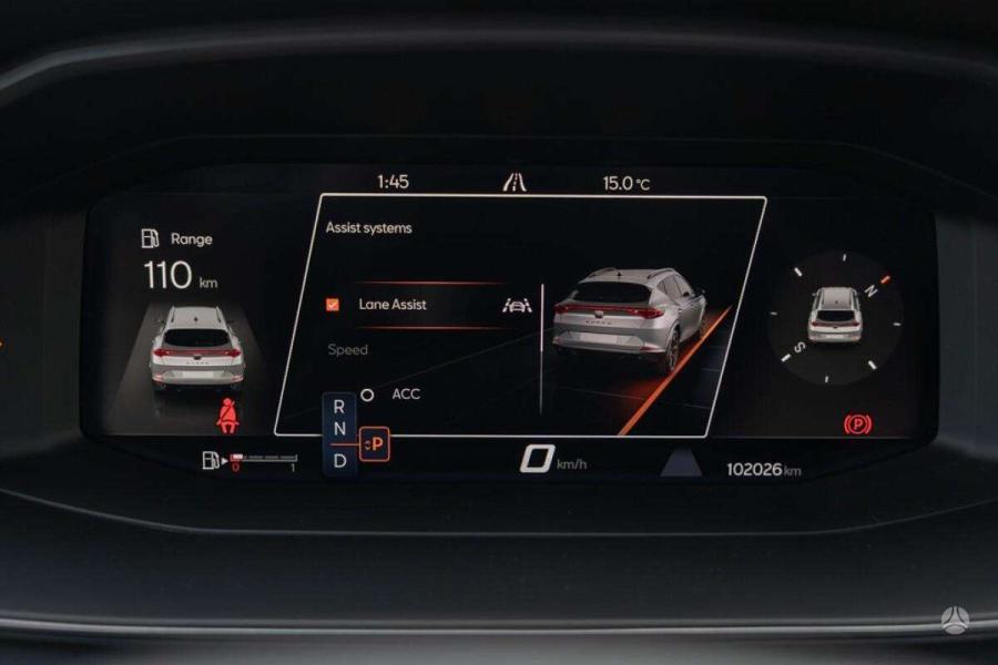 Melns Cupra Formentor 2023 Viļņa, ar dzinēja tilpumu 1.50 L un nobraukumu 102 tūkst. km par 21000 €, foto 15 vietnē AUTOMOTO.COM.LV