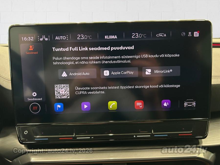 Черный Cupra Formentor 2022 в Пярну, объемом двигателя 2.00 л и пробегом 110 тыс. км за 25000 €, фото 17 на AUTOMOTO.COM.LV