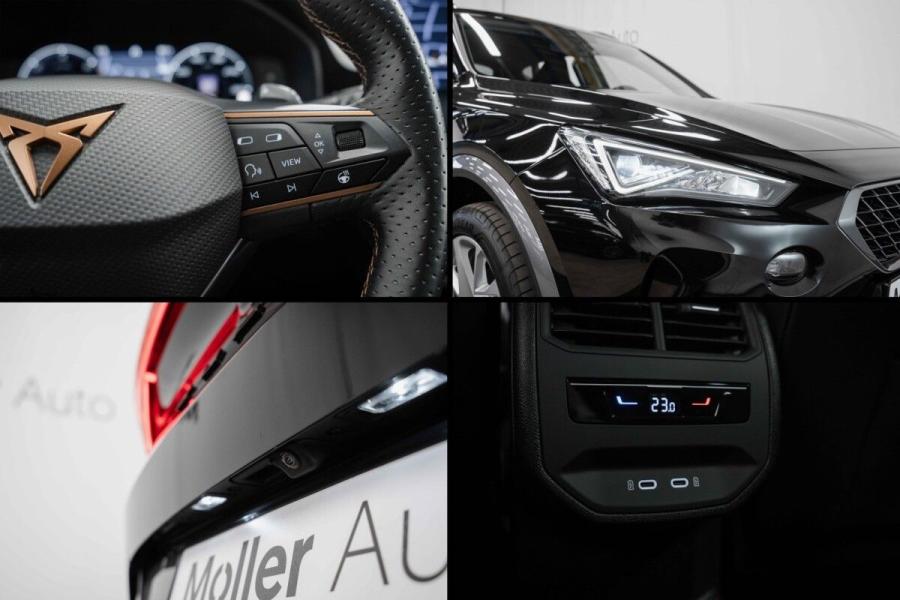 Black Cupra Formentor 2022 in Tallinn, with an engine capacity of 1.40 L and mileage of 113 thousand km for 23500 €, photo 13 on AUTOMOTO.COM.LV