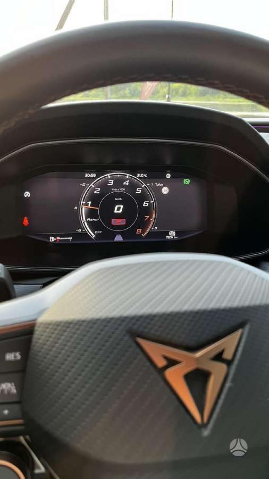 Zils Cupra Formentor 2021 Kauņa, ar dzinēja tilpumu 1.98 L un nobraukumu 79 tūkst. km par 26900 €, foto 76 vietnē AUTOMOTO.COM.LV