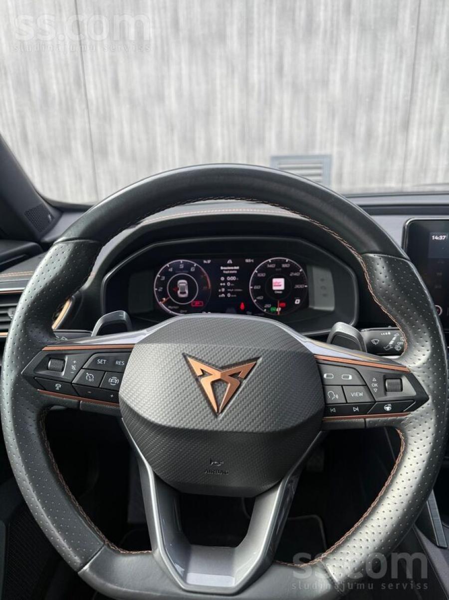 Blue Cupra Formentor 2022 in Riga, with an engine capacity of 1.50 L and mileage of 64 thousand km for 22490 €, photo 8 on AUTOMOTO.COM.LV
