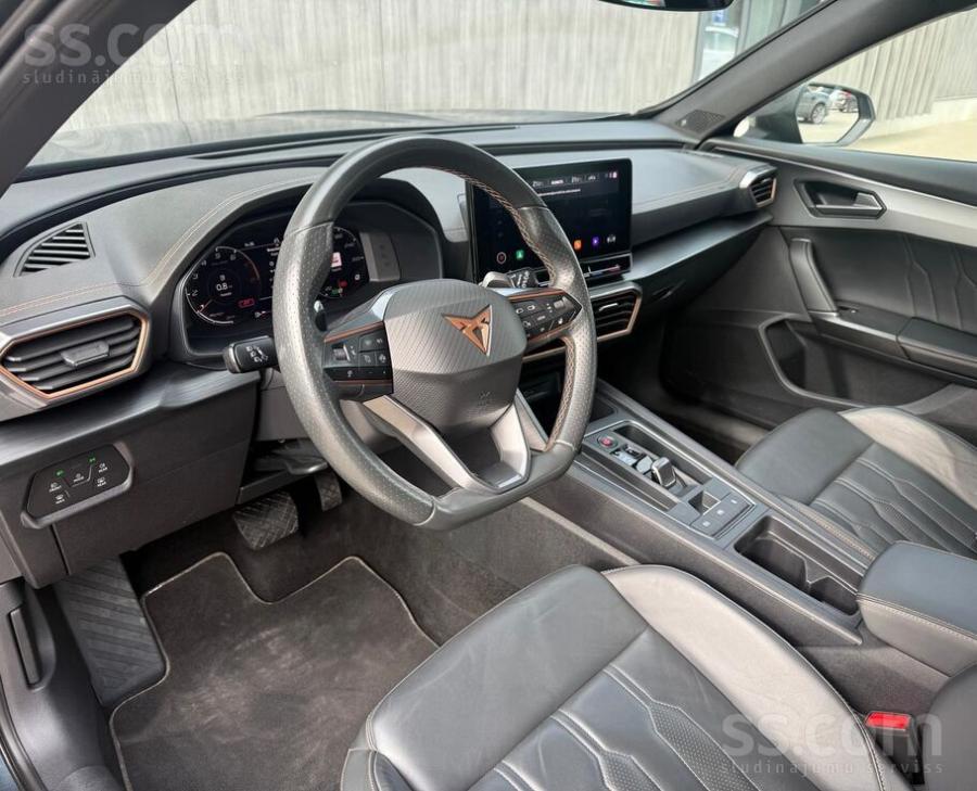 Blue Cupra Formentor 2022 in Riga, with an engine capacity of 1.50 L and mileage of 64 thousand km for 22490 €, photo 10 on AUTOMOTO.COM.LV