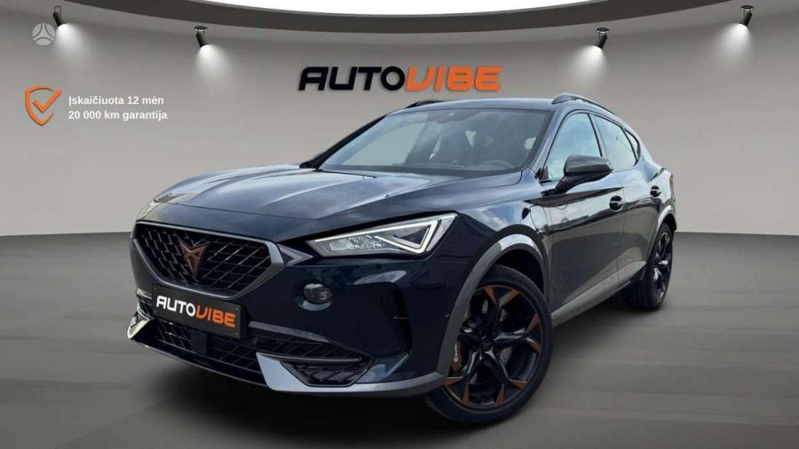Синий Cupra Formentor 2022 в Вильнюс, объемом двигателя 1.40 л и пробегом 59 тыс. км за 24989 €, фото 1 на AUTOMOTO.COM.LV