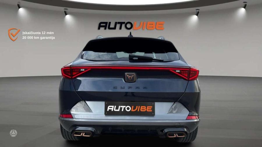 Синий Cupra Formentor 2022 в Вильнюс, объемом двигателя 1.40 л и пробегом 59 тыс. км за 24989 €, фото 6 на AUTOMOTO.COM.LV