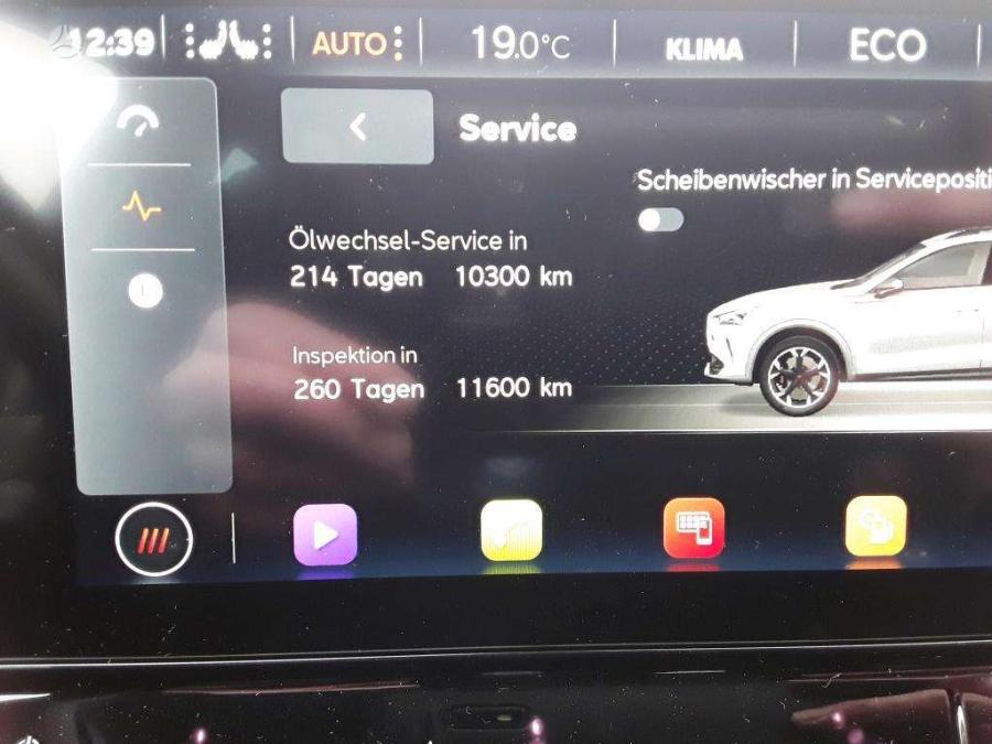 Синий Cupra Formentor 2022 в Вильнюс, объемом двигателя 1.40 л и пробегом 51 тыс. км за 25500 €, фото 15 на AUTOMOTO.COM.LV