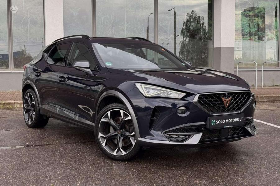 Синий Cupra Formentor 2022 в Вильнюс, объемом двигателя 1.40 л и пробегом 82 тыс. км за 23750 €, фото 1 на AUTOMOTO.COM.LV