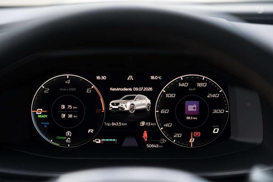 Синий Cupra Formentor 2022 в Вильнюс, объемом двигателя 1.40 л и пробегом 51 тыс. км за 25900 €, фото 22 на AUTOMOTO.COM.LV
