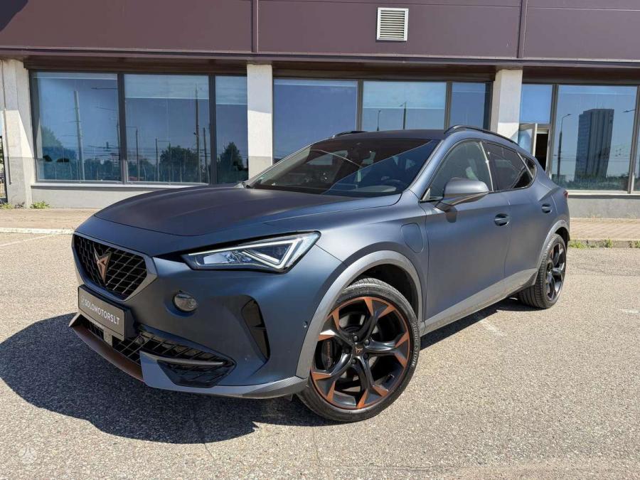 Синий Cupra Formentor 2022 в Вильнюс, объемом двигателя 1.40 л и пробегом 82 тыс. км за 23700 €, фото 1 на AUTOMOTO.COM.LV