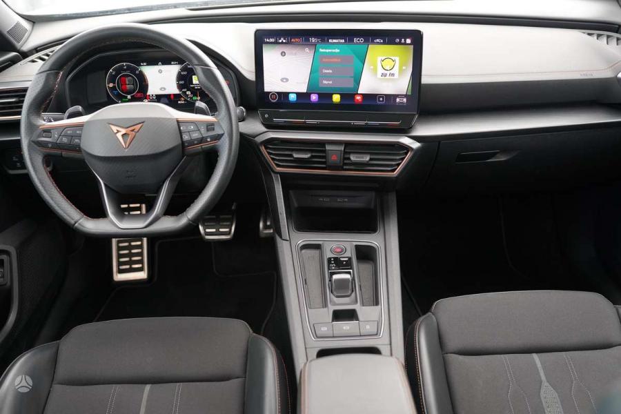 Синий Cupra Formentor 2022 в Вильнюс, объемом двигателя 1.40 л и пробегом 82 тыс. км за 23700 €, фото 14 на AUTOMOTO.COM.LV