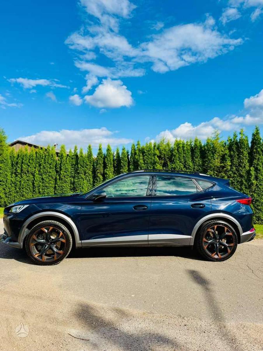 Zils Cupra Formentor 2022 Kauņa, ar dzinēja tilpumu 1.98 L un nobraukumu 80 tūkst. km par 28000 €, foto 3 vietnē AUTOMOTO.COM.LV