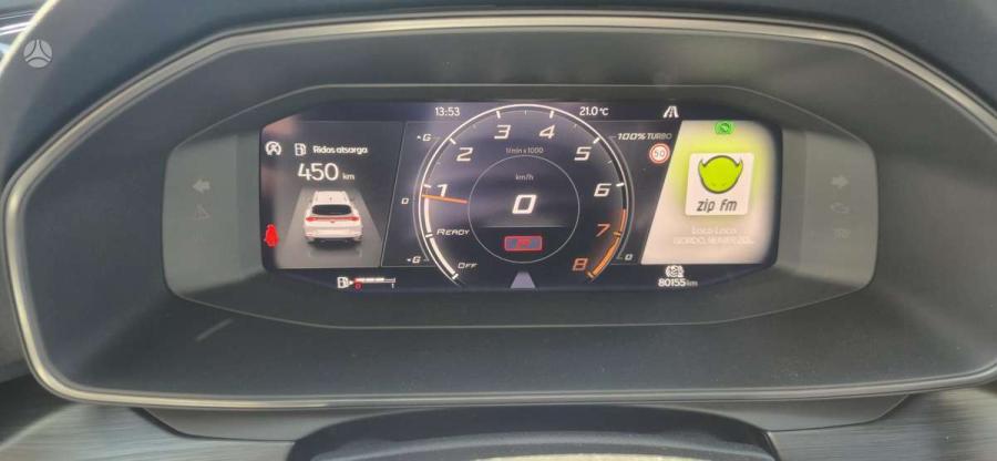 Zils Cupra Formentor 2022 Kauņa, ar dzinēja tilpumu 1.98 L un nobraukumu 80 tūkst. km par 28000 €, foto 12 vietnē AUTOMOTO.COM.LV