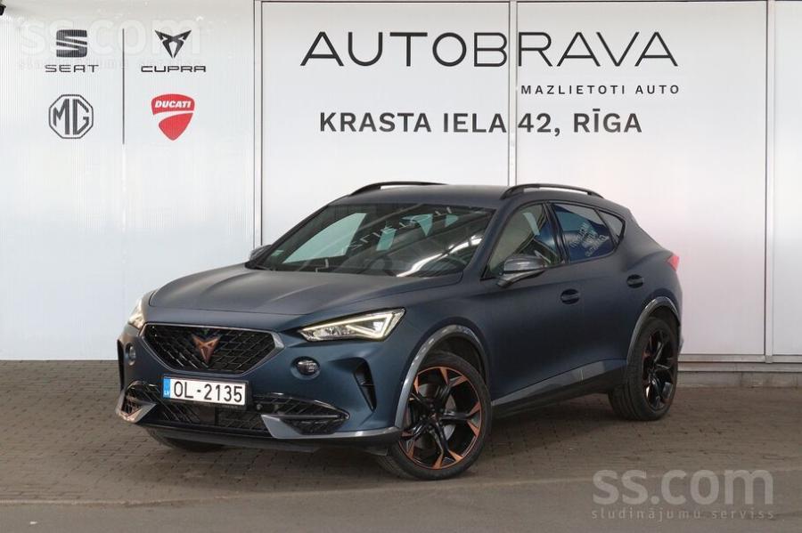 Zils Cupra Formentor 2022 Rīga, ar dzinēja tilpumu 2.00 L un nobraukumu 70 tūkst. km par 28490 €, foto 1 vietnē AUTOMOTO.COM.LV
