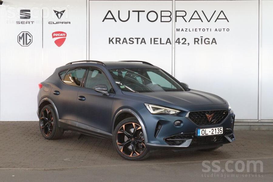 Zils Cupra Formentor 2022 Rīga, ar dzinēja tilpumu 2.00 L un nobraukumu 70 tūkst. km par 28490 €, foto 4 vietnē AUTOMOTO.COM.LV