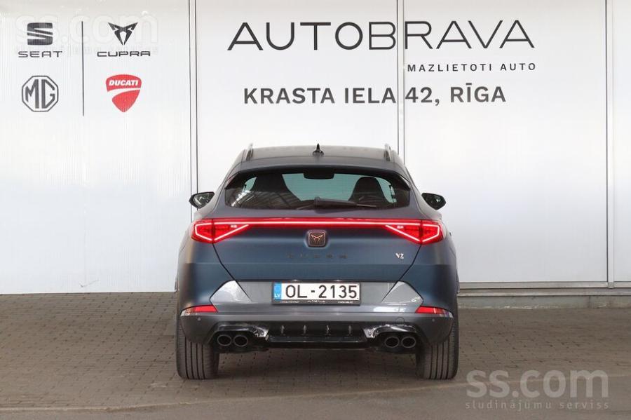 Zils Cupra Formentor 2022 Rīga, ar dzinēja tilpumu 2.00 L un nobraukumu 70 tūkst. km par 28490 €, foto 8 vietnē AUTOMOTO.COM.LV