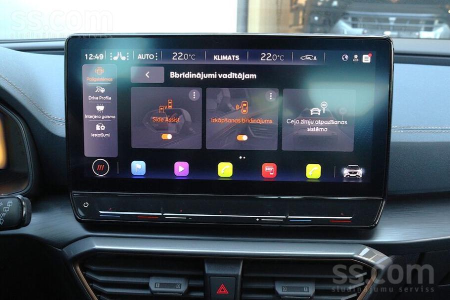 Zils Cupra Formentor 2022 Rīga, ar dzinēja tilpumu 2.00 L un nobraukumu 70 tūkst. km par 28490 €, foto 21 vietnē AUTOMOTO.COM.LV