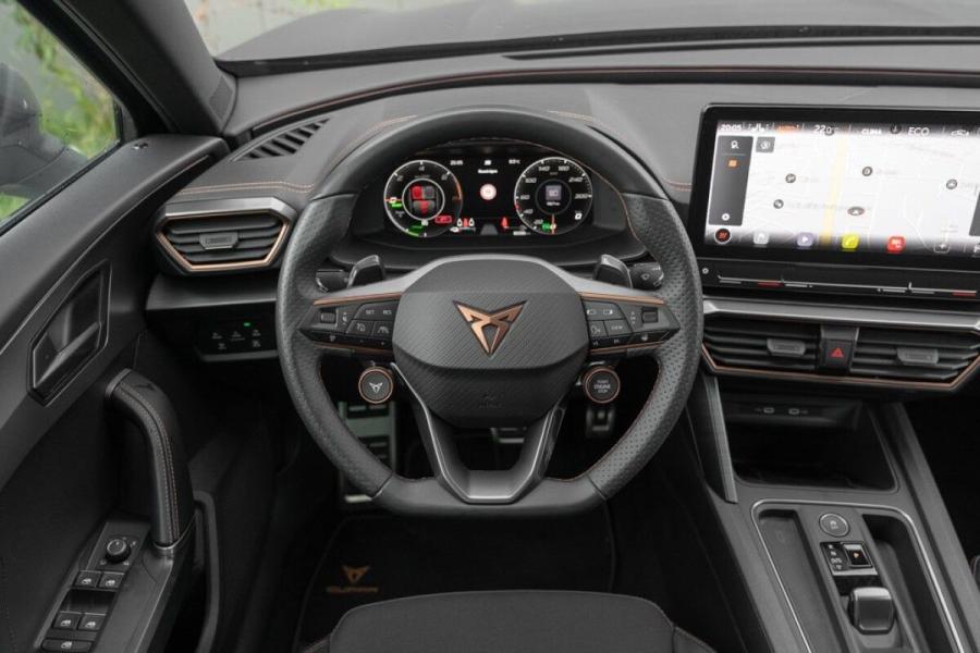 Blue Cupra Formentor 2022 in Vilnius, with an engine capacity of 1.40 L and mileage of 80 thousand km for 27150 €, photo 13 on AUTOMOTO.COM.LV