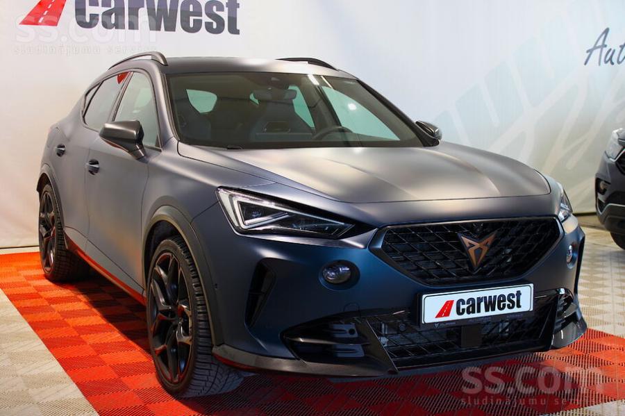 Zils Cupra Formentor 2023 Rīga, ar dzinēja tilpumu 2.50 L un nobraukumu 31 tūkst. km par 41500 €, foto 4 vietnē AUTOMOTO.COM.LV