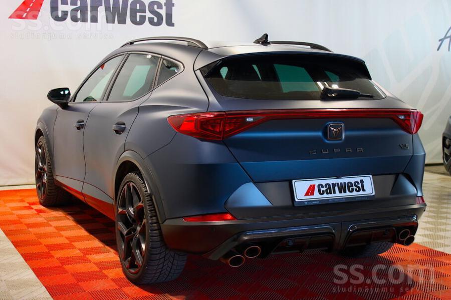 Zils Cupra Formentor 2023 Rīga, ar dzinēja tilpumu 2.50 L un nobraukumu 31 tūkst. km par 41500 €, foto 7 vietnē AUTOMOTO.COM.LV