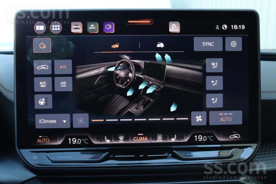 Синий Cupra Formentor 2024 в Рига, объемом двигателя 2.00 л и пробегом 20 тыс. км за 33990 €, фото 16 на AUTOMOTO.COM.LV