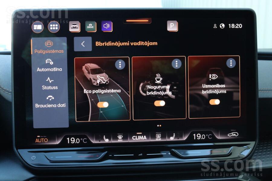 Синий Cupra Formentor 2024 в Рига, объемом двигателя 2.00 л и пробегом 20 тыс. км за 33990 €, фото 21 на AUTOMOTO.COM.LV