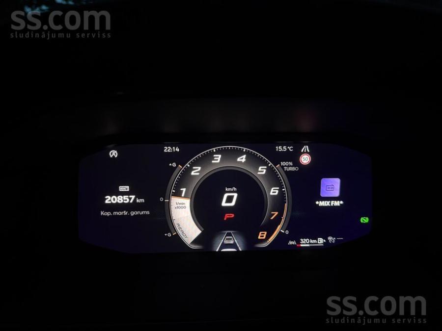 Zils Cupra Formentor 2024 Ogre, ar dzinēja tilpumu 2.00 L un nobraukumu 21 tūkst. km par 33990 €, foto 16 vietnē AUTOMOTO.COM.LV