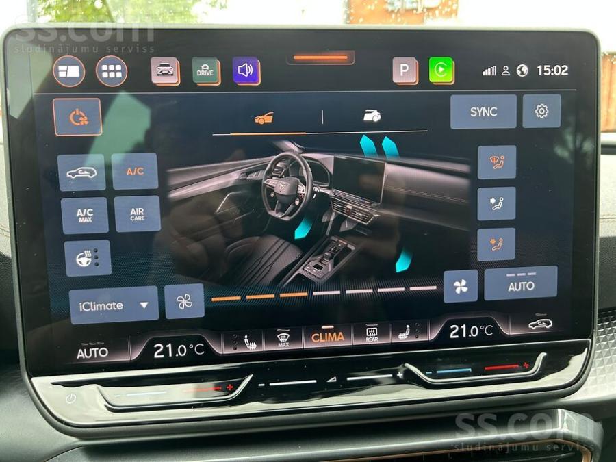 Zils Cupra Formentor 2024 Ogre, ar dzinēja tilpumu 2.00 L un nobraukumu 21 tūkst. km par 33990 €, foto 19 vietnē AUTOMOTO.COM.LV
