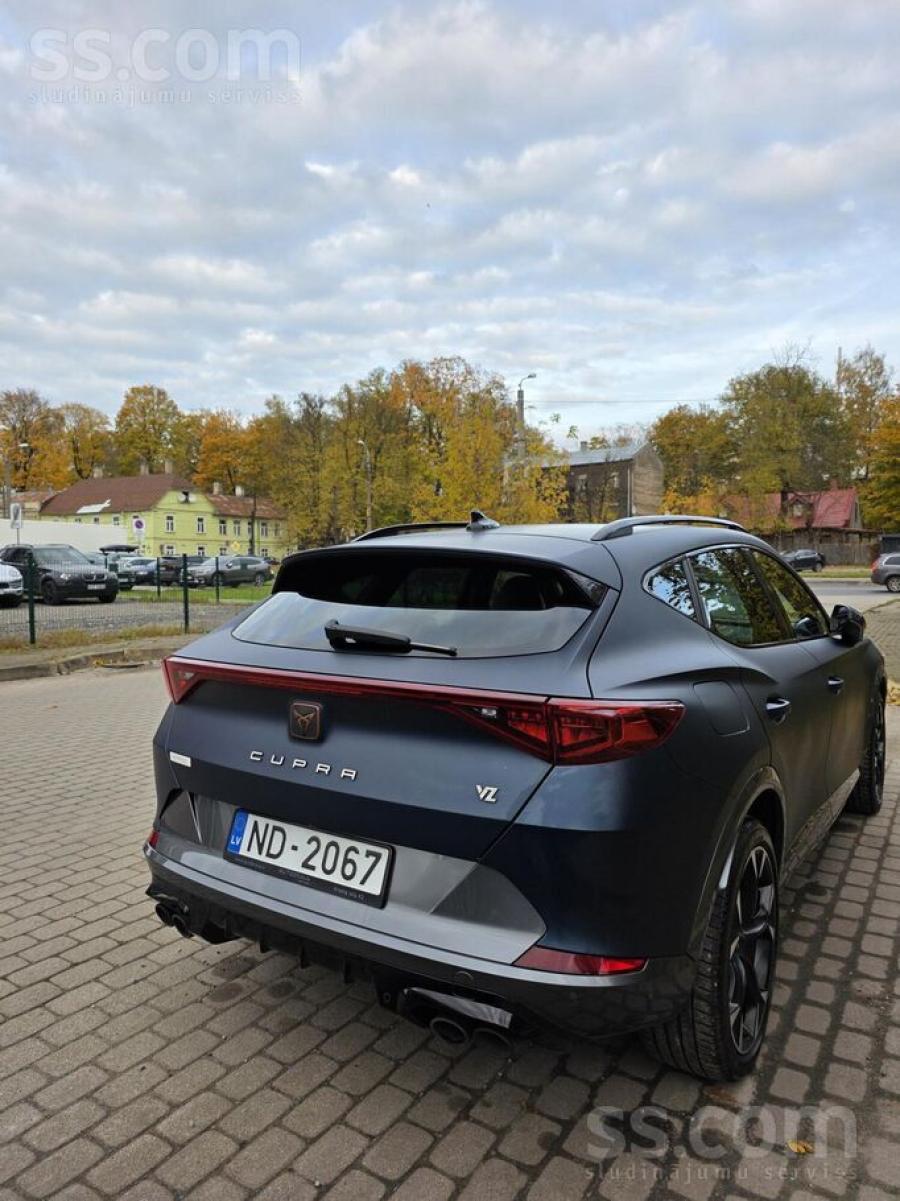Blue Cupra Formentor 2022 in Riga, with an engine capacity of 2.00 L and mileage of 48 thousand km for 28000 €, photo 1 on AUTOMOTO.COM.LV