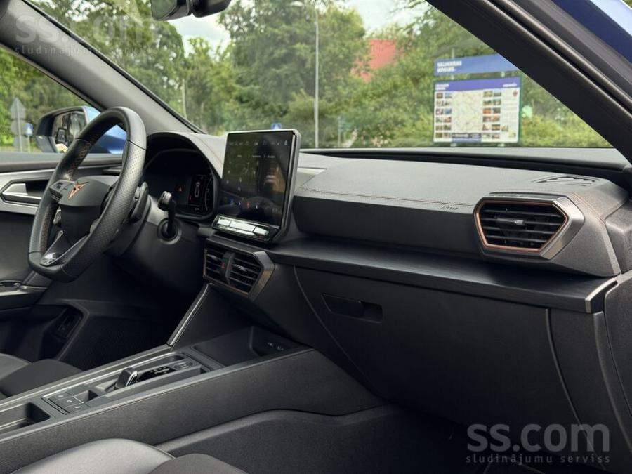 Blue Cupra Formentor 2022 in Valmiera, with an engine capacity of 2.00 L and mileage of 62 thousand km for 29800 €, photo 13 on AUTOMOTO.COM.LV