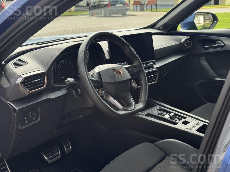 Blue Cupra Formentor 2022 in Valmiera, with an engine capacity of 2.00 L and mileage of 62 thousand km for 29800 €, photo 15 on AUTOMOTO.COM.LV