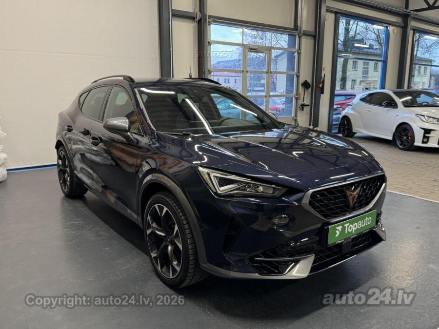Zils Cupra Formentor 2022 Tallina, ar dzinēja tilpumu 2.00 L un nobraukumu 43 tūkst. km par 32400 €, foto 2 vietnē AUTOMOTO.COM.LV