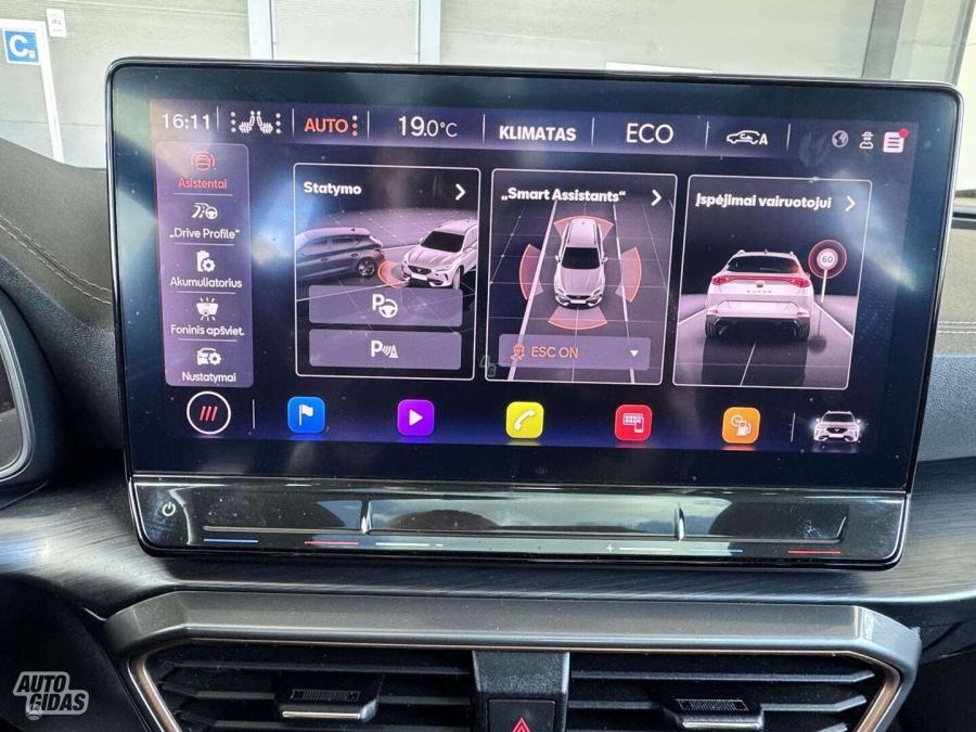 Cupra Formentor 2021 Viļņa, ar dzinēja tilpumu 1.40 L un nobraukumu 67 tūkst. km par 24950 €, foto 14 vietnē AUTOMOTO.COM.LV