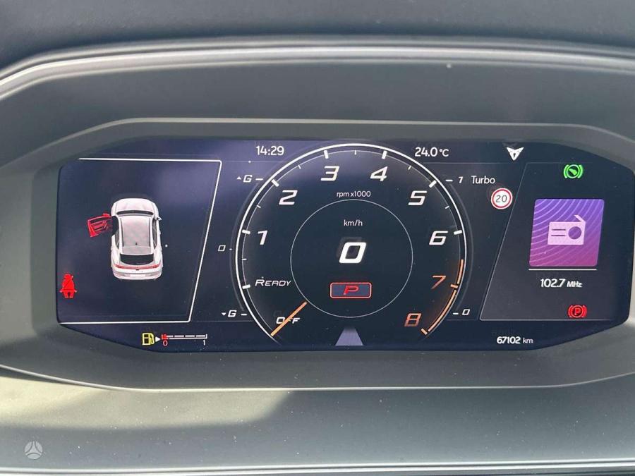 Cupra Formentor 2021 Klaipėda, ar dzinēja tilpumu 2.00 L un nobraukumu 67 tūkst. km par 26900 €, foto 16 vietnē AUTOMOTO.COM.LV