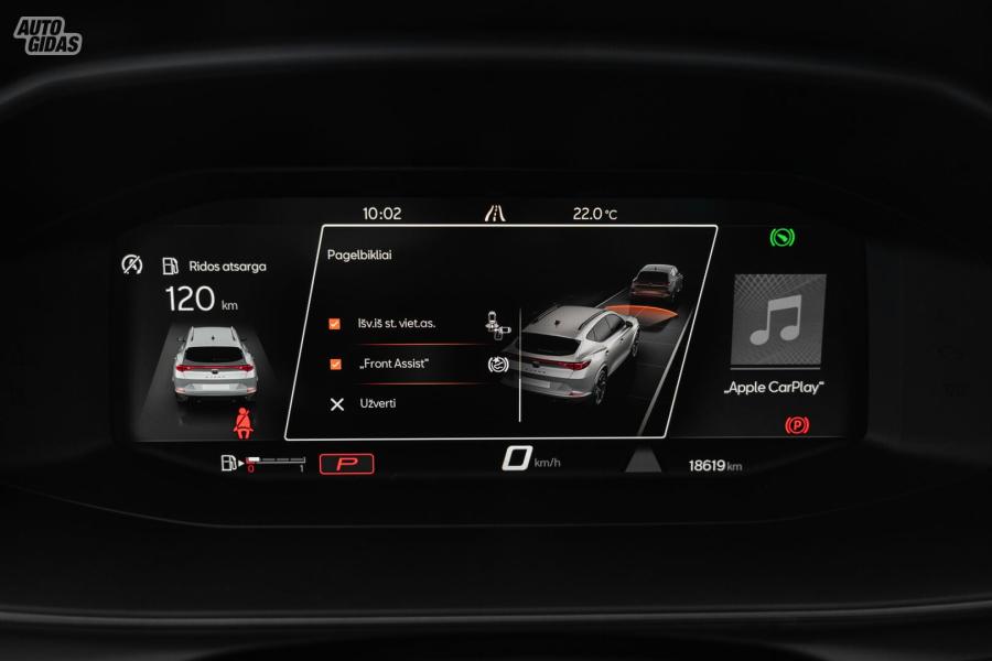 Cupra Formentor 2023 Viļņa, ar dzinēja tilpumu 2.00 L un nobraukumu 19 tūkst. km par 29700 €, foto 29 vietnē AUTOMOTO.COM.LV