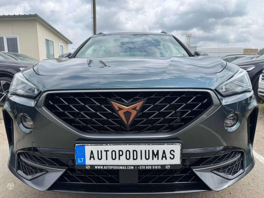 Green Cupra Formentor 2021 in Vilnius, with an engine capacity of 1.40 L and mileage of 86 thousand km for 23300 €, photo 3 on AUTOMOTO.COM.LV