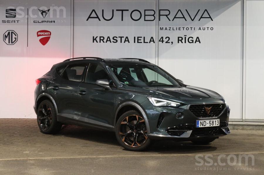 Зеленый Cupra Formentor 2022 в Рига, объемом двигателя 2.00 л и пробегом 41 тыс. км за 27990 €, фото 3 на AUTOMOTO.COM.LV