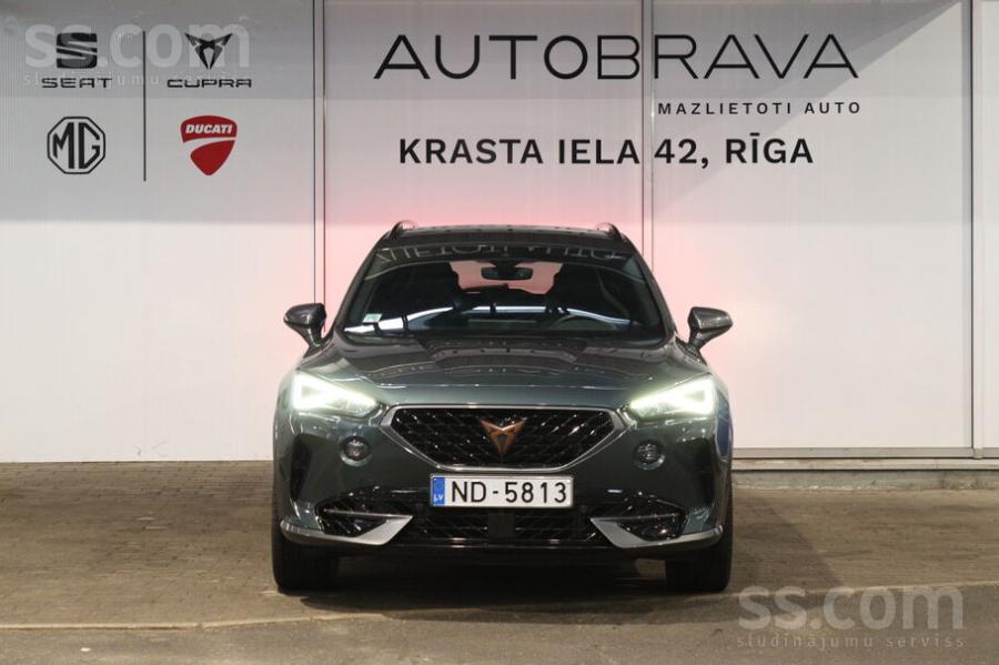 Green Cupra Formentor 2022 in Riga, with an engine capacity of 2.00 L and mileage of 41 thousand km for 27990 €, photo 2 on AUTOMOTO.COM.LV