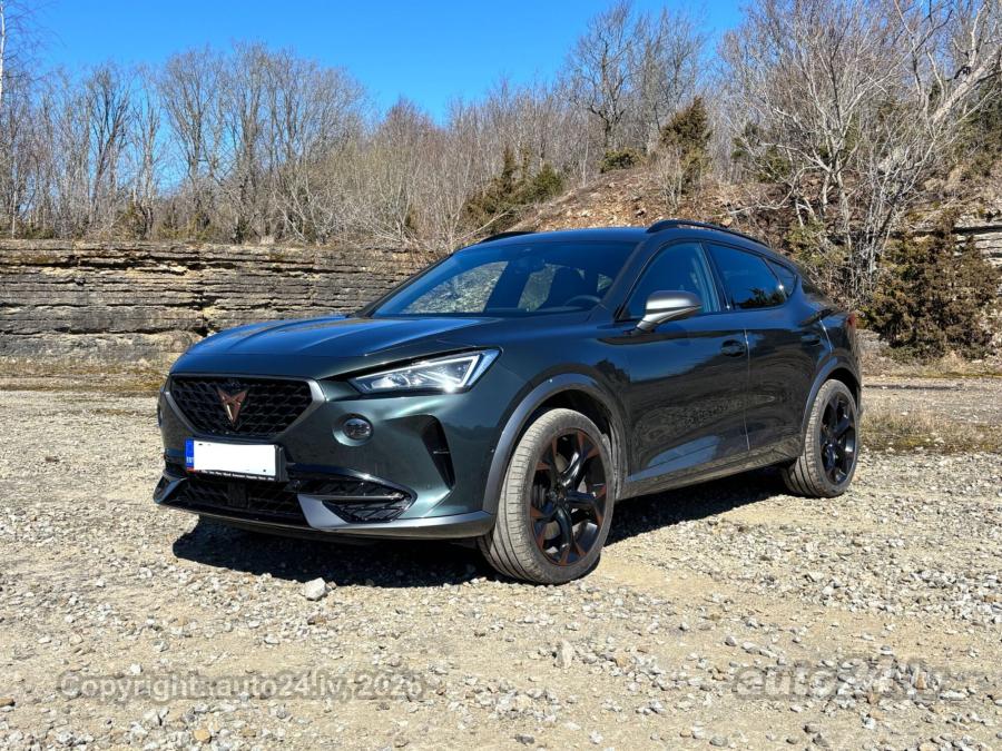 Zaļš Cupra Formentor 2021 Tallina, ar dzinēja tilpumu 2.00 L un nobraukumu 74 tūkst. km par 27500 €, foto 1 vietnē AUTOMOTO.COM.LV