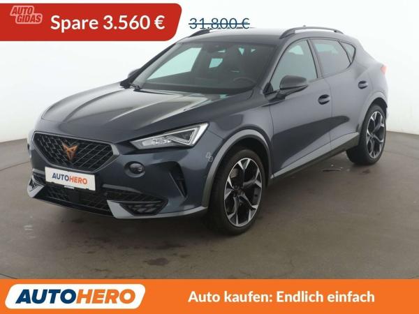 Grey Cupra Formentor 2020 in Kaunas, with an engine capacity of 2.00 L and mileage of 40 thousand km for 30887 €, photo 1 on AUTOMOTO.COM.LV