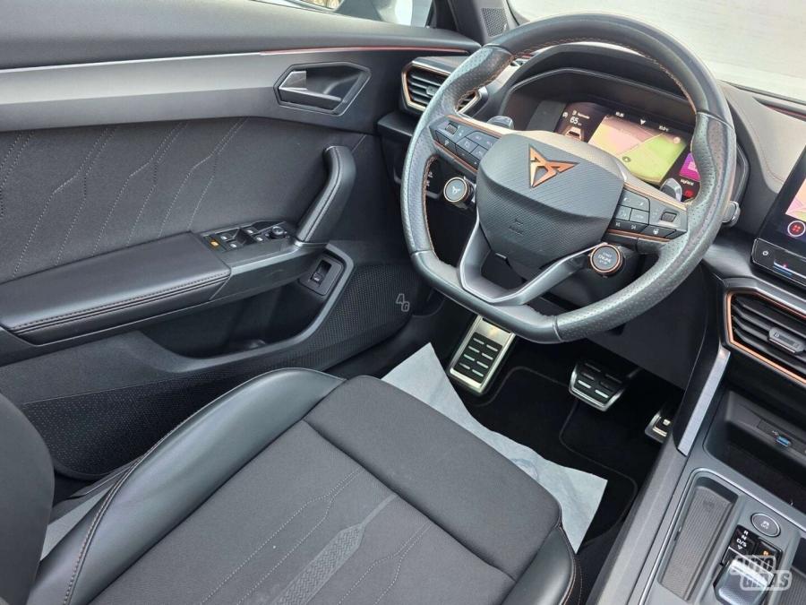 Grey Cupra Formentor 2020 in Kaunas, with an engine capacity of 2.00 L and mileage of 56 thousand km for 32597 €, photo 12 on AUTOMOTO.COM.LV