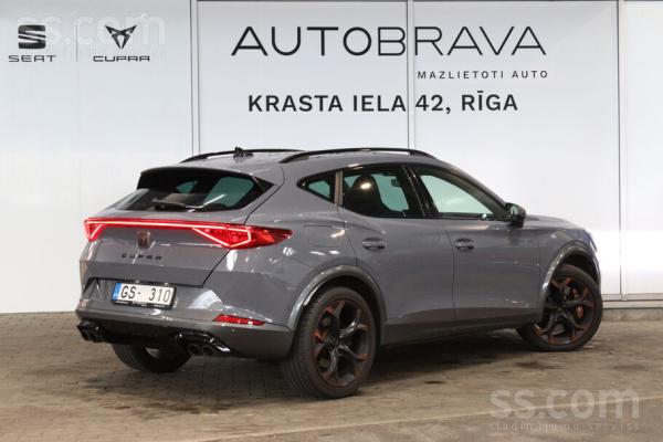 Grey Cupra Formentor 2021 in Riga, with an engine capacity of 2.00 L and mileage of 67 thousand km for 27500 €, photo 6 on AUTOMOTO.COM.LV