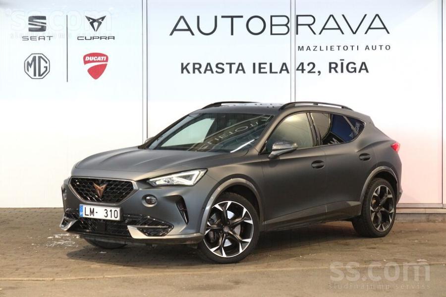 Pelēks Cupra Formentor 2021 Rīga, ar dzinēja tilpumu 2.00 L un nobraukumu 66 tūkst. km par 27490 €, foto 1 vietnē AUTOMOTO.COM.LV