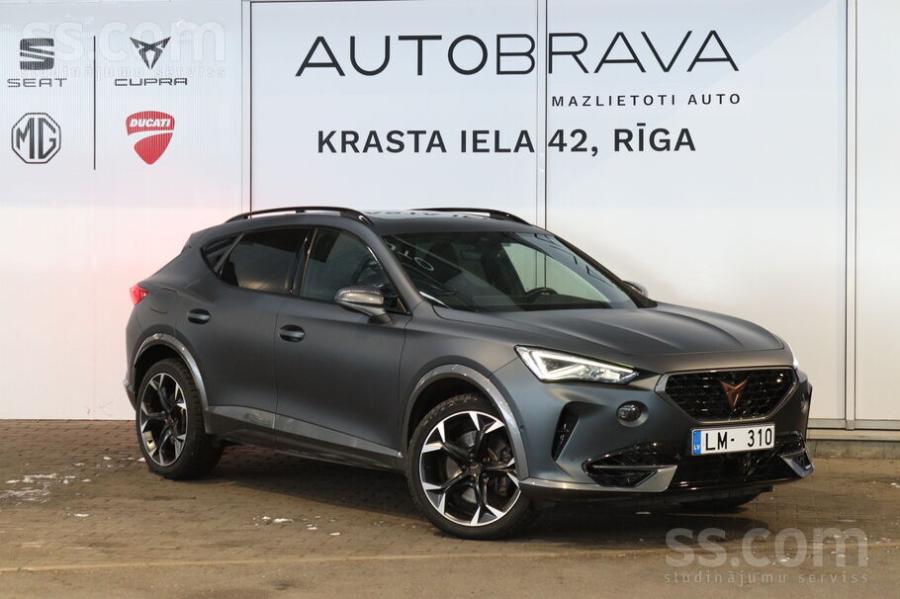 Pelēks Cupra Formentor 2021 Rīga, ar dzinēja tilpumu 2.00 L un nobraukumu 66 tūkst. km par 27490 €, foto 3 vietnē AUTOMOTO.COM.LV