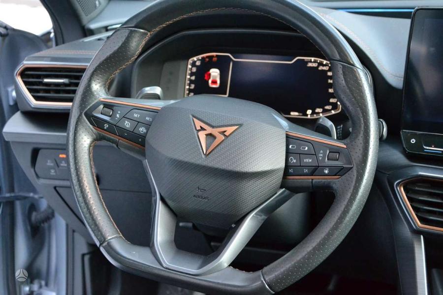Grey Cupra Formentor 2021 in Vilnius, with an engine capacity of 1.50 L and mileage of 62 thousand km for 22000 €, photo 16 on AUTOMOTO.COM.LV