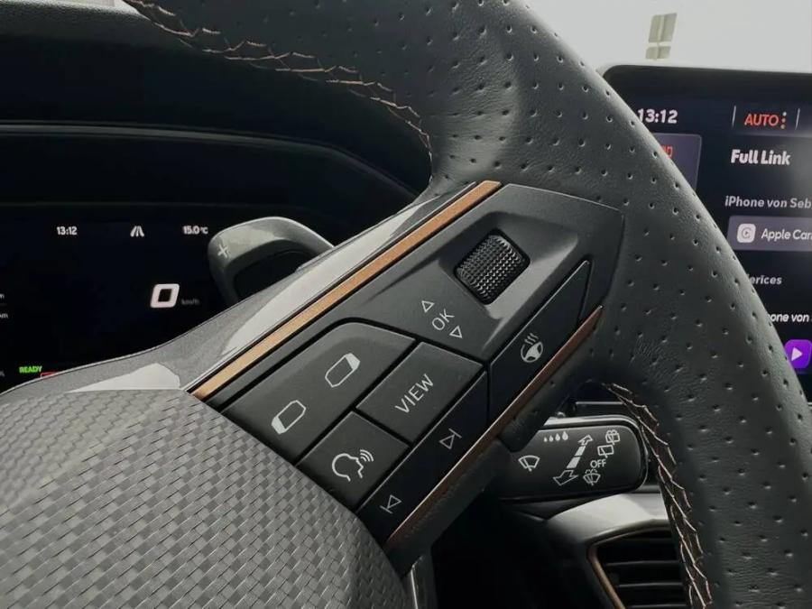 Grey Cupra Formentor 2021 in Jelgava, with an engine capacity of 1.40 L and mileage of 98 thousand km for 23700 €, photo 15 on AUTOMOTO.COM.LV