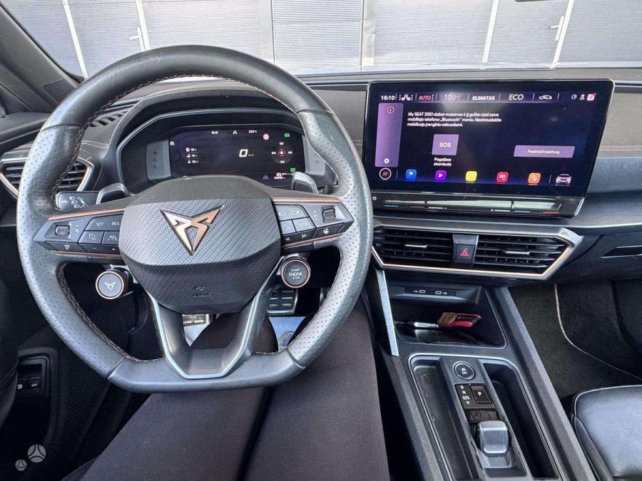 Grey Cupra Formentor 2021 in Vilnius, with an engine capacity of 1.40 L and mileage of 67 thousand km for 24950 €, photo 13 on AUTOMOTO.COM.LV