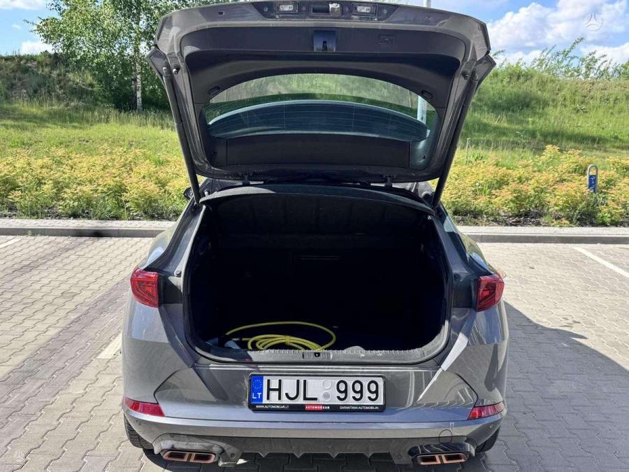 Grey Cupra Formentor 2021 in Vilnius, with an engine capacity of 1.40 L and mileage of 67 thousand km for 24950 €, photo 31 on AUTOMOTO.COM.LV