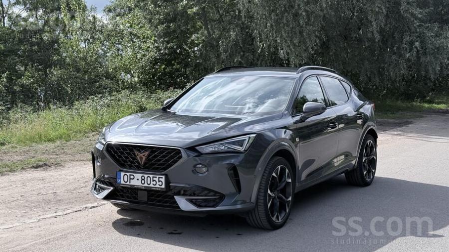 Grey Cupra Formentor 2021 in Riga, with an engine capacity of 2.00 L and mileage of 67 thousand km for 24500 €, photo 1 on AUTOMOTO.COM.LV